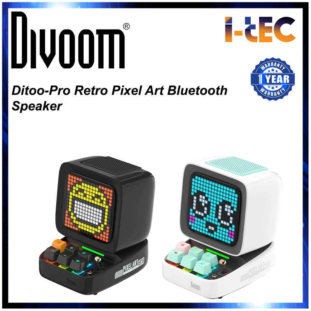Divoom Ditoo-Pro Retro Pixel Art Bluetooth Speaker | Shopee Malaysia
