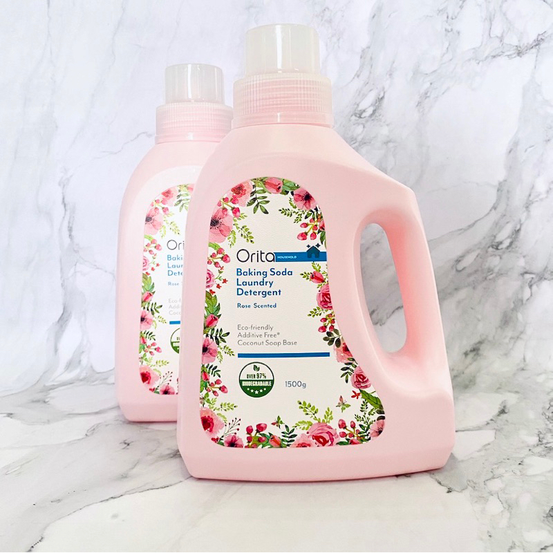 ORITA Baking Soda Liquid Laundry Detergent (1.5kg per bottle) (Rose ...