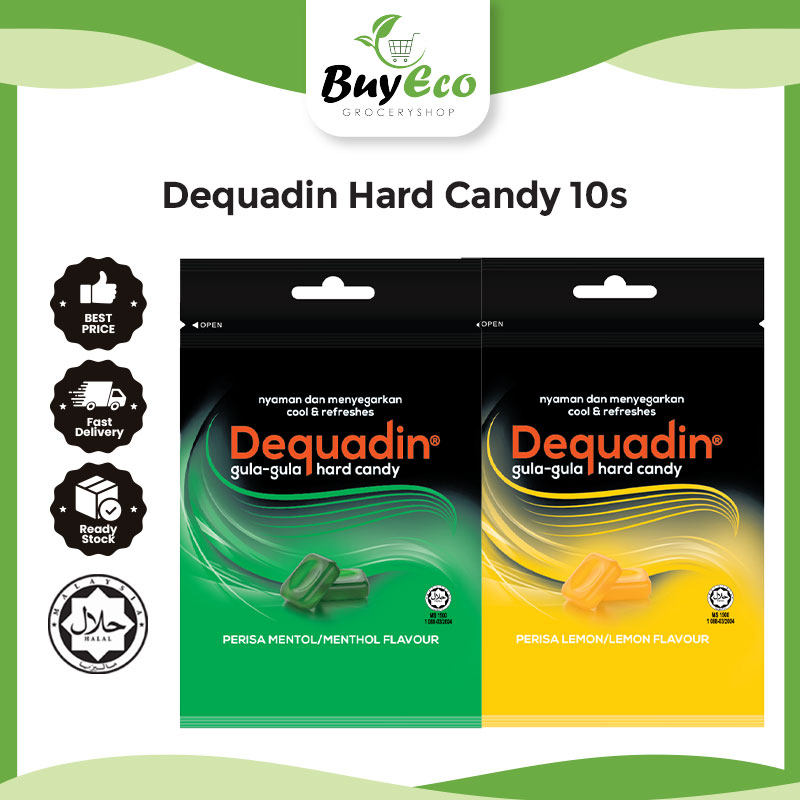 Dequadin Hard Candy 10s (Lemon/ Menthol) | Shopee Malaysia