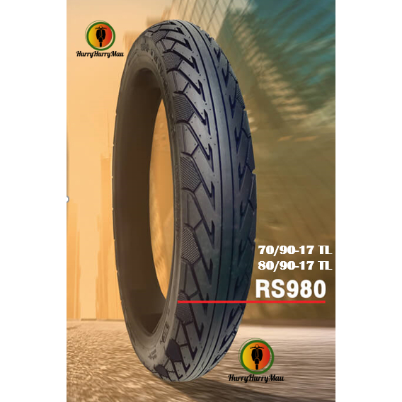 FKR RS980 TL 70/90-17 / 80/90-17 (BUNGA CORSA SPORT RAIN) TUBELESS Motorcycle Tyre, TAYAR EXPERT ...
