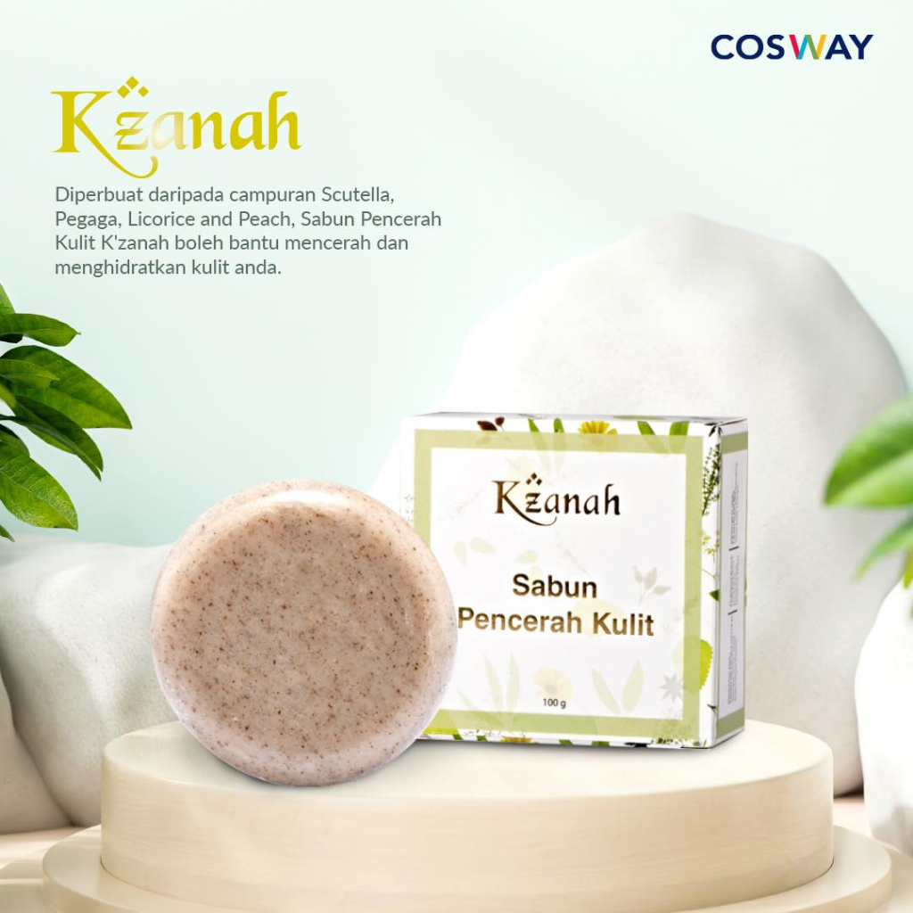 COSWAY K'zanah Sabun Pencerah Kulit 100g (37105) | Shopee Malaysia
