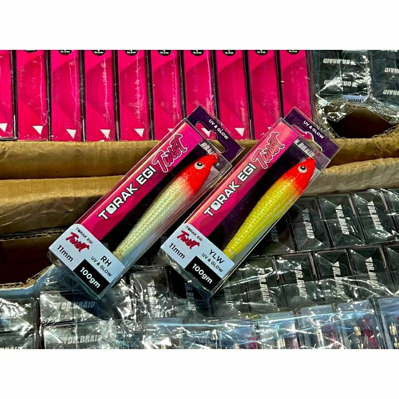 DR. BRAID TORAK EGI TWIST 110MM/100G | Shopee Malaysia
