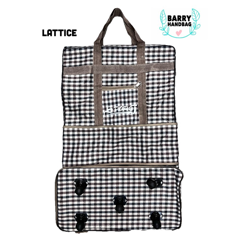 32” Height Wheel Baggage Travel Bag with 5 Small Wheel Beg Balik ...