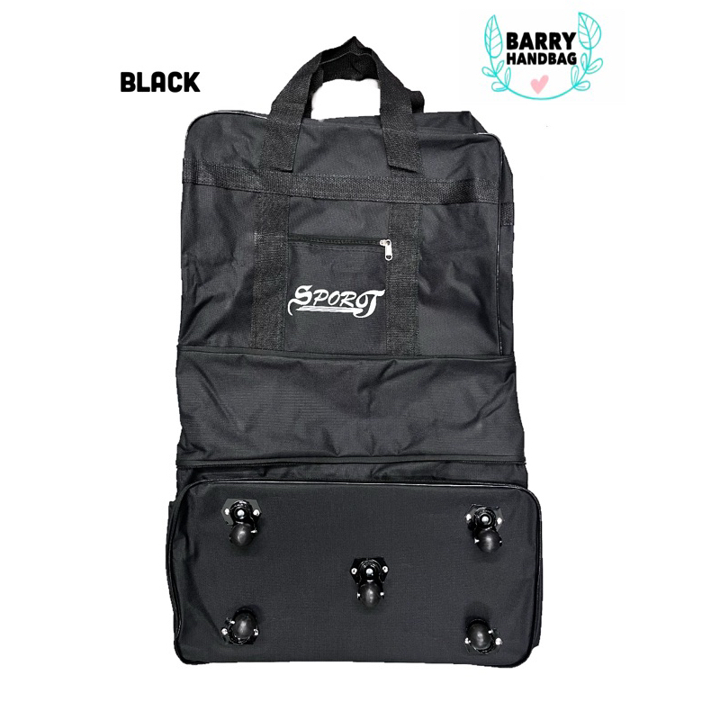 32” Height Wheel Baggage Travel Bag with 5 Small Wheel Beg Balik ...