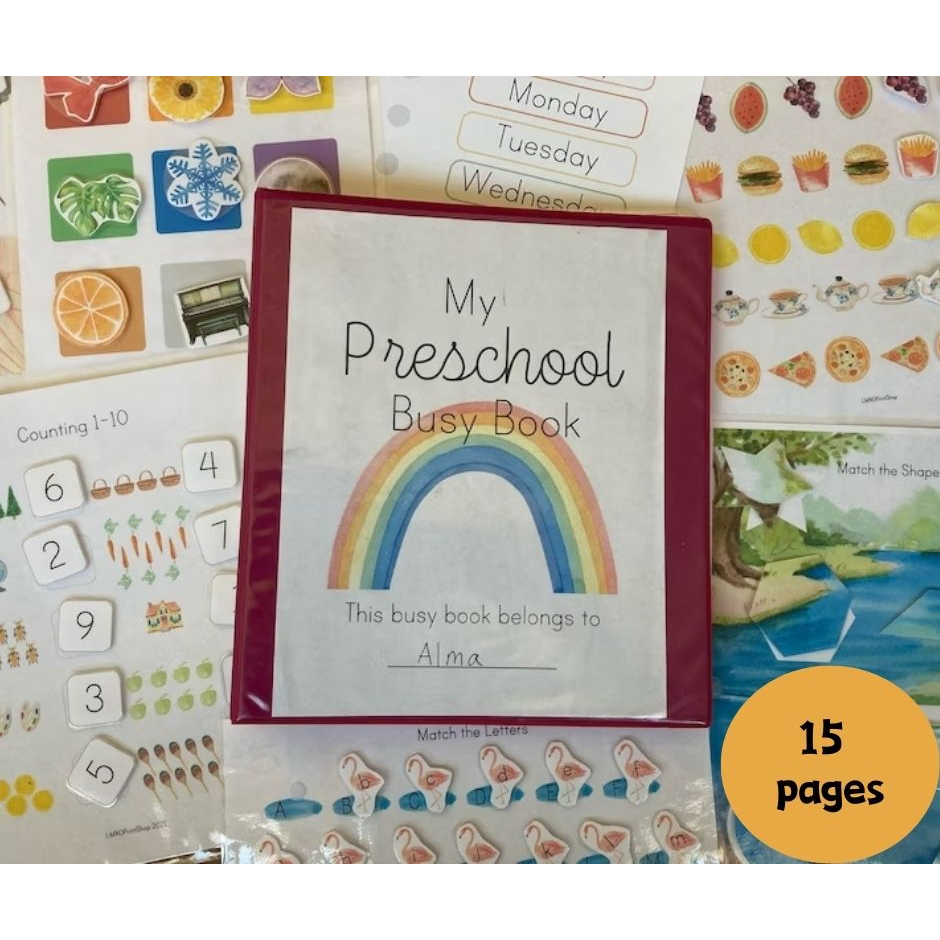 A390 – [PDF] My Preschool Busy Book 15 pages | Shopee Malaysia