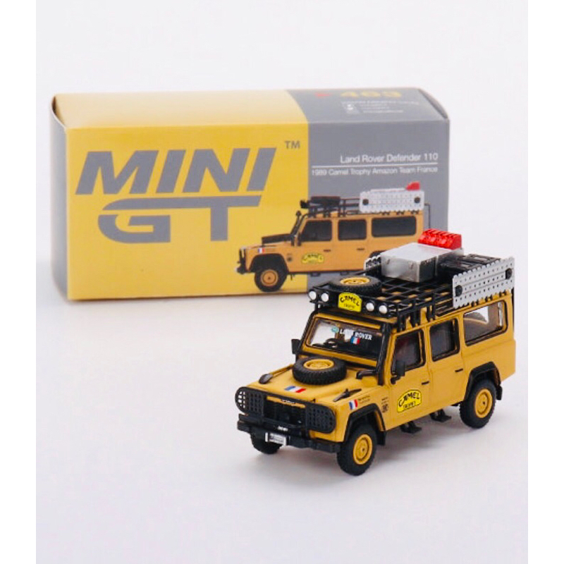 #463 MINI GT Land Rover Defender 110 1989 CAMEL TROPHY AMAZON [Team ...