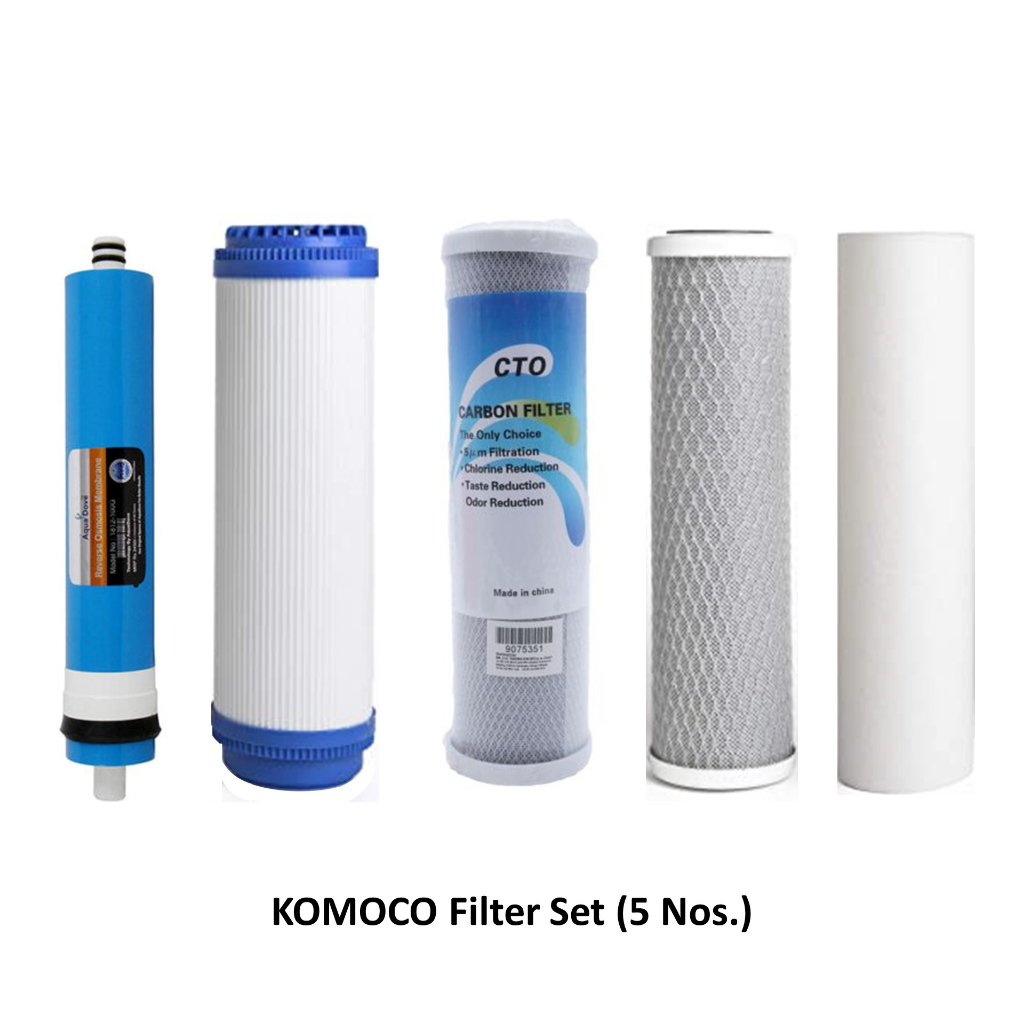 KOMOCO Filter Replacement set and separate unit RO Membrane, CTO, UDF, UF, PP | Shopee Malaysia