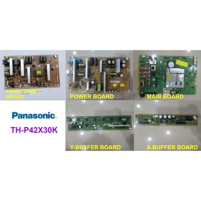 PANASONIC PLASMA TV TH-P42X30K THP42X30K 42X30K Power Board B159-002 ...