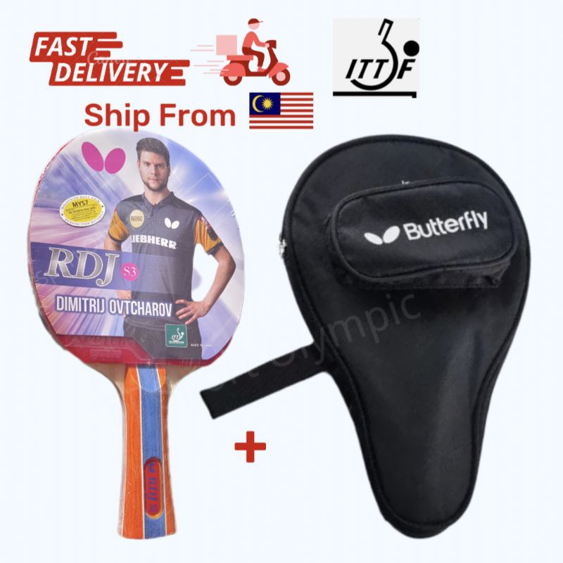 Butterfly RDJ S1 S2 S3 S4 S5 S6 Beginer Bat Racket Table Tennis ...