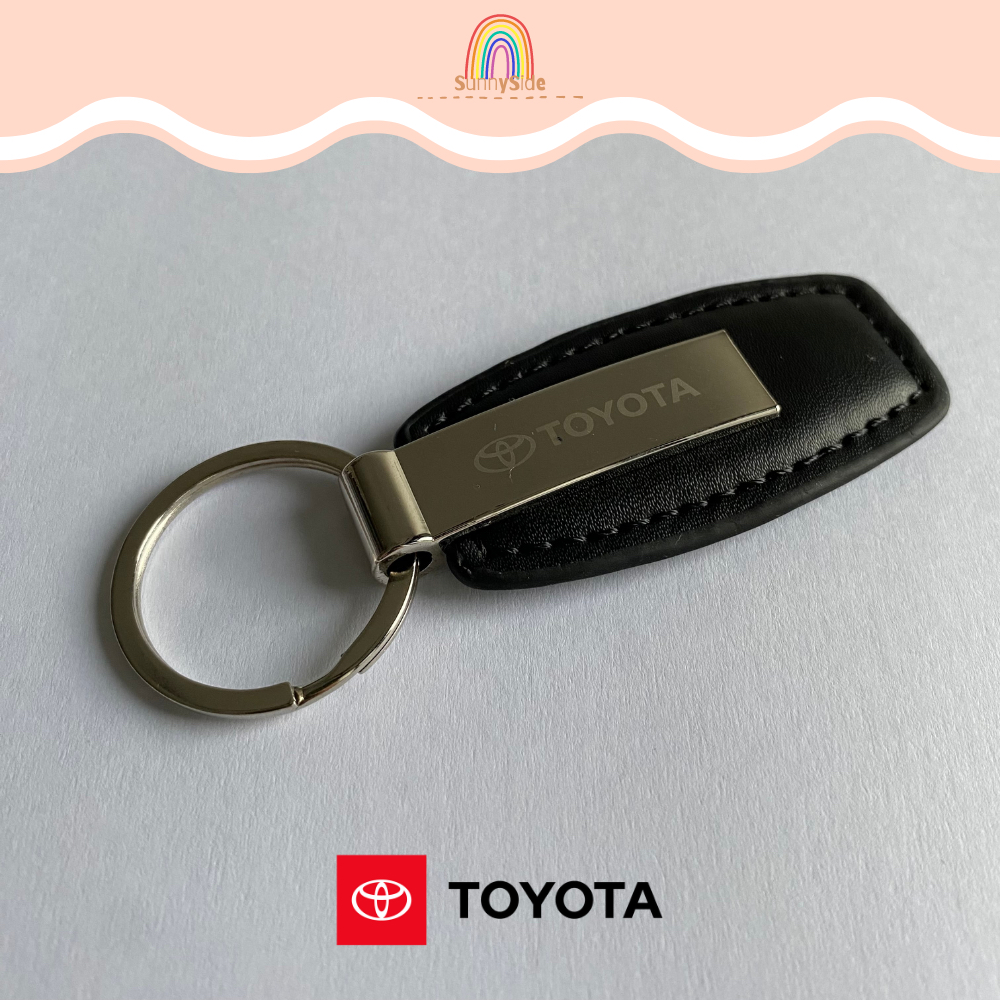 TOYOTA Leather Keychain | GR | COROLLA CROSS /RUSH /FORTUNER /HARRIER ...