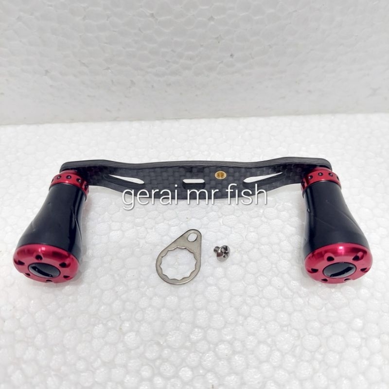 Bait casting bc reel carbon handle for daiwa abu etc ( 4 bearings ...