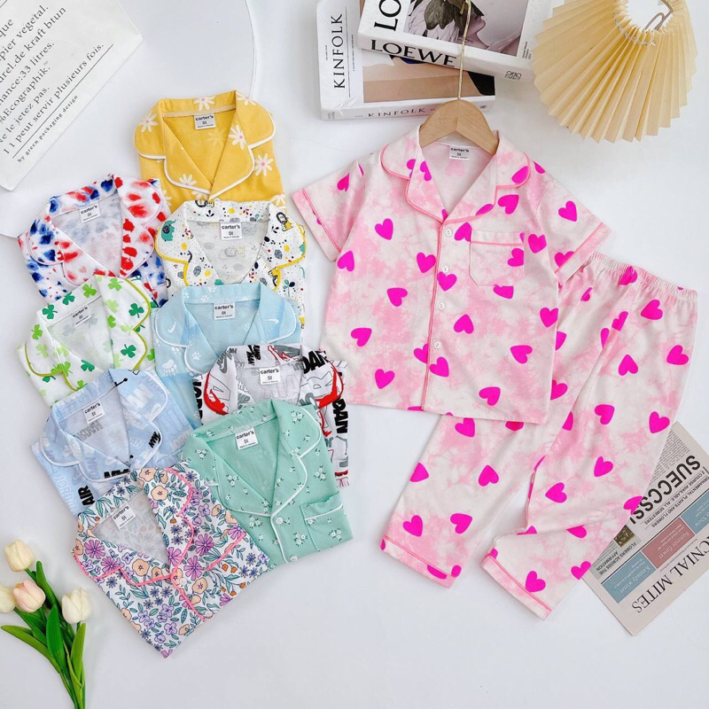 Carter’s pyjamas button, cotton material, design for girl & boy ...