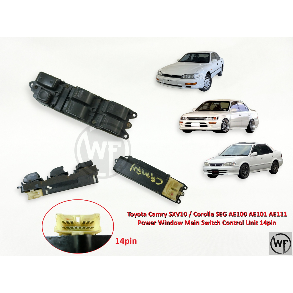 Toyota Camry SXV10 / Corolla SEG AE100 AE101 AE110 AE111 Power Window Main Switch Control Unit ...