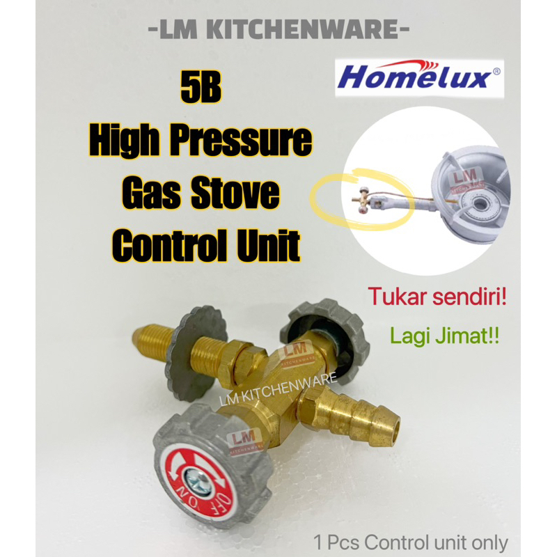 5B HIGH PRESSURE GAS STOVE CONTROL UNIT / 5B BURNER PART / 5B burner ...