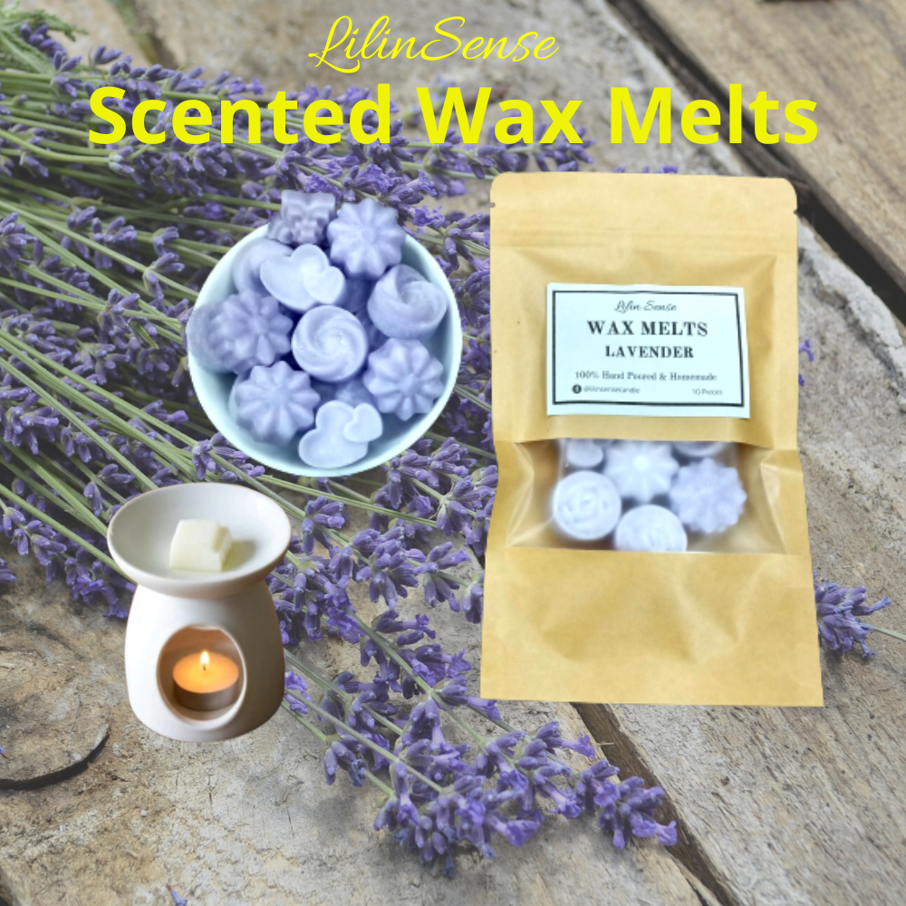 LilinSense Floral Scented Candle Melt 10pcs Wax Melts Fragrance Candle ...