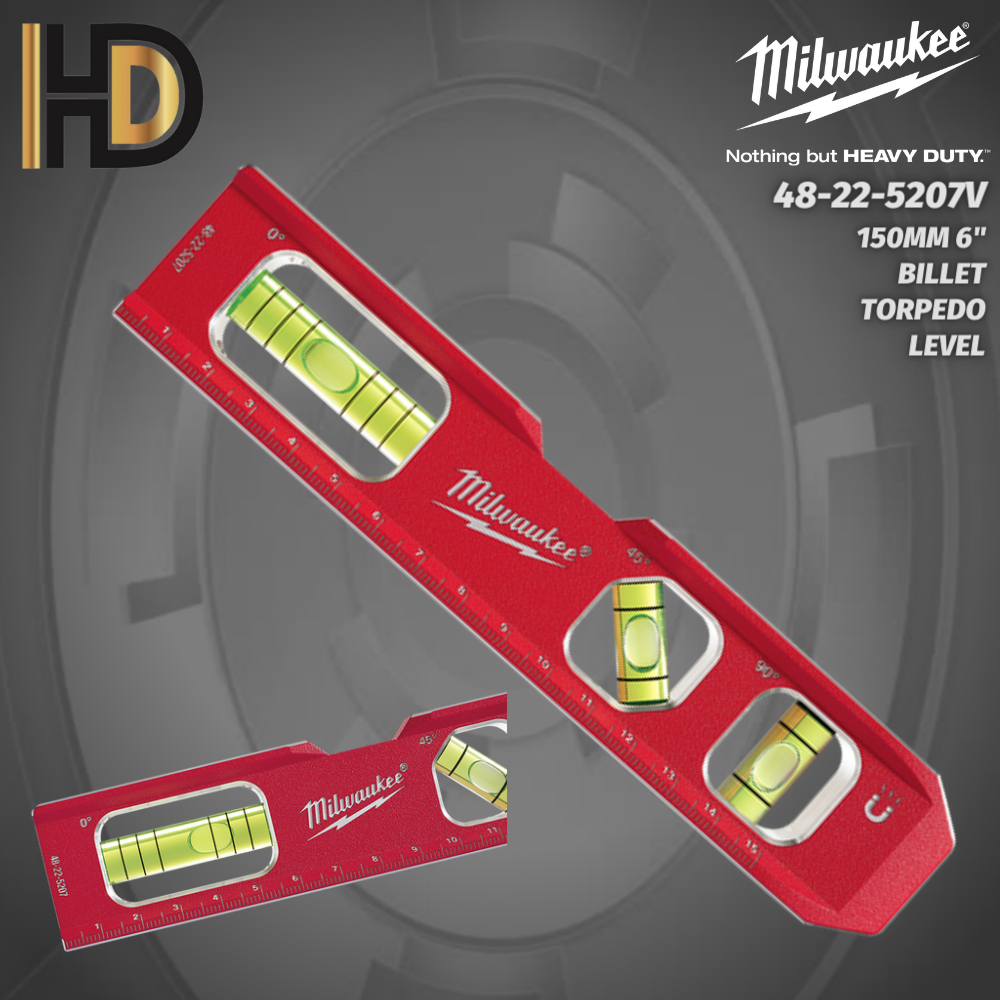 Milwaukee Billet Torpedo Level / Milwaukee Magnetic Water Level / 150MM ...