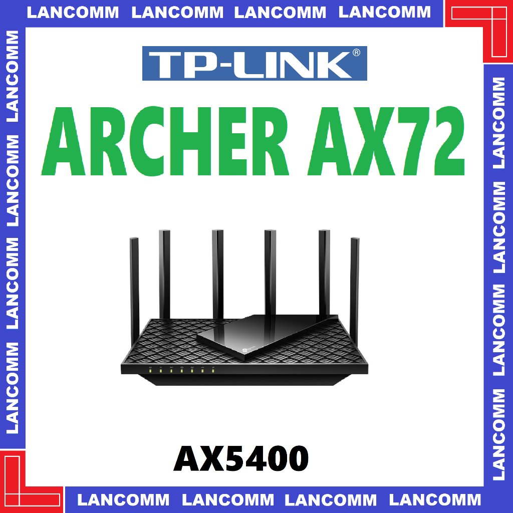 TP-LINK Archer AX72 AX5400 Dual-Band Gigabit Wi-Fi 6 Router | Shopee ...