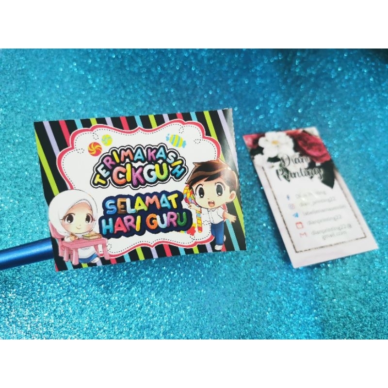 Sticker Terima Kasih Cikgu | Shopee Malaysia