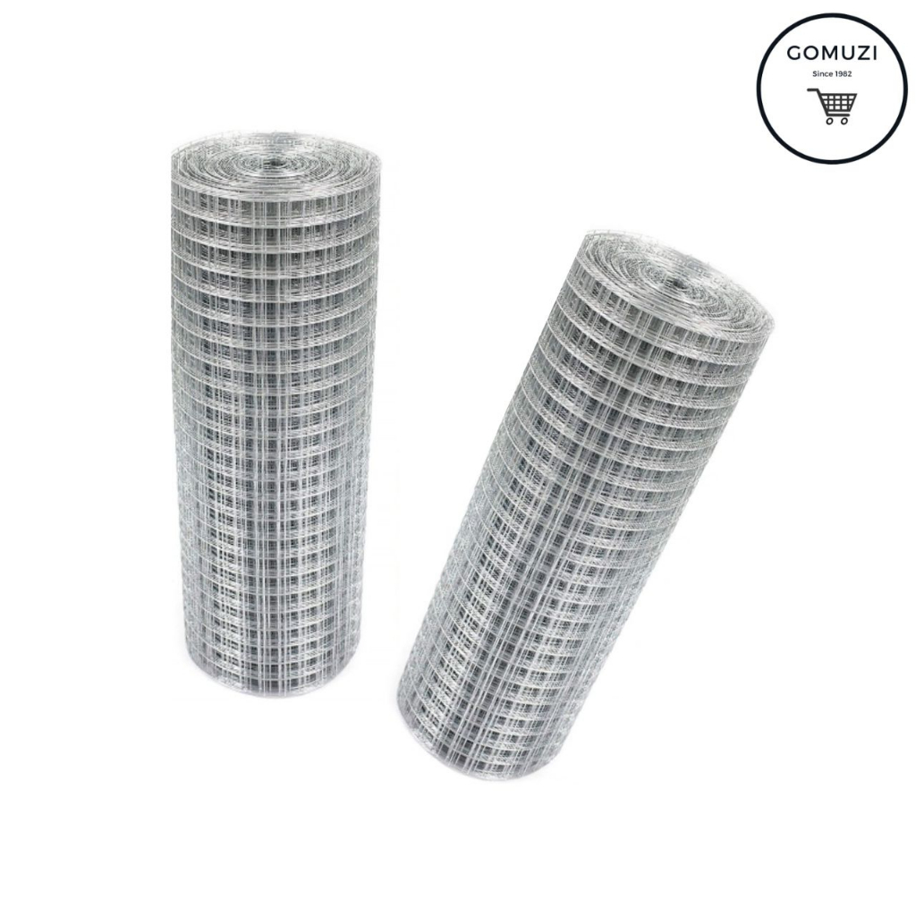 15 Meter (50 Feet) Galvanized BRC Welded Iron Wire Mesh Net Netting /Dawai Jaring (3' x 50 ...