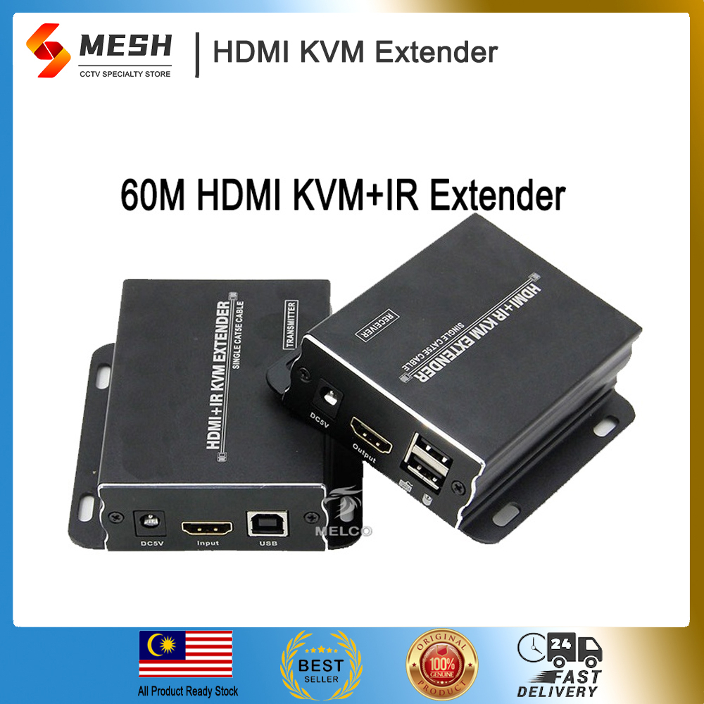 HDMI KVM Extender 60M Mesh (ONE-TO-ONE MODE) | Shopee Malaysia
