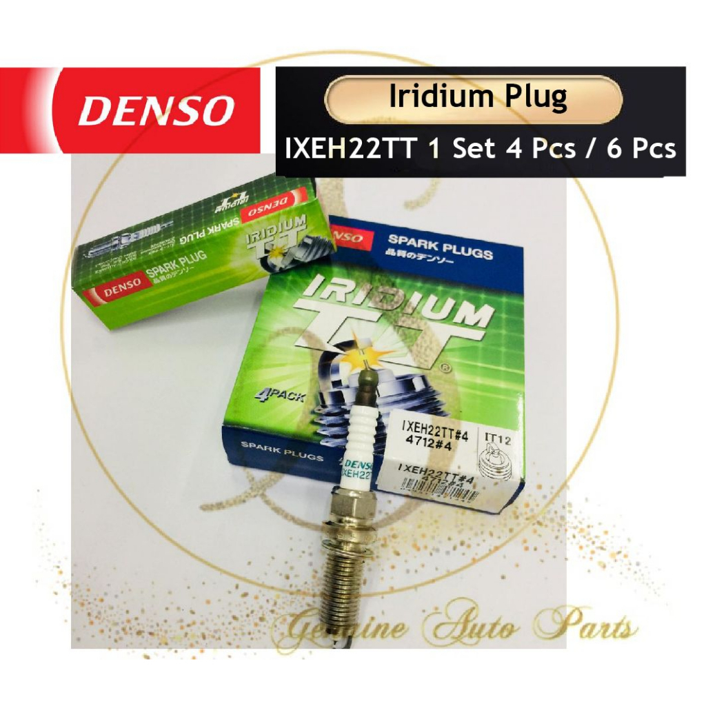 (100% ORIGINAL) Denso IXEH22TT Iridium Genuine Spark Plug Exora Turbo ...