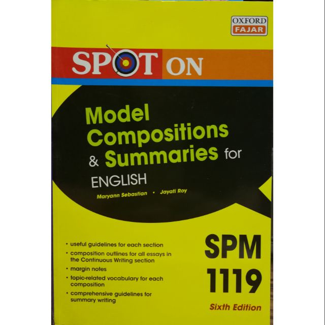 [Secondhand] Spot On Model Compositions & Summaries for English SPM ...
