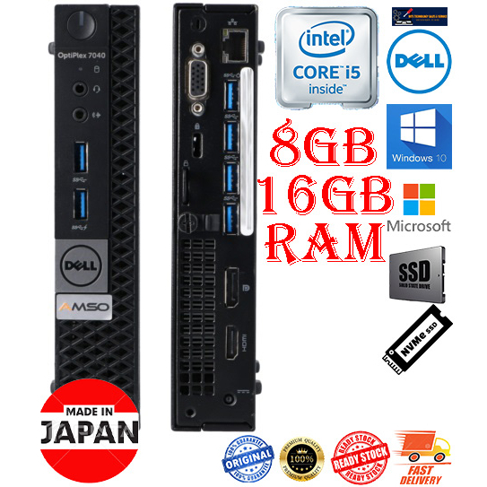 i5 10GEN/6GEN PC DESKTOP DELL/HP/LENOVO MICRO/SFF FROM JAPAN (RAM 8GB ...