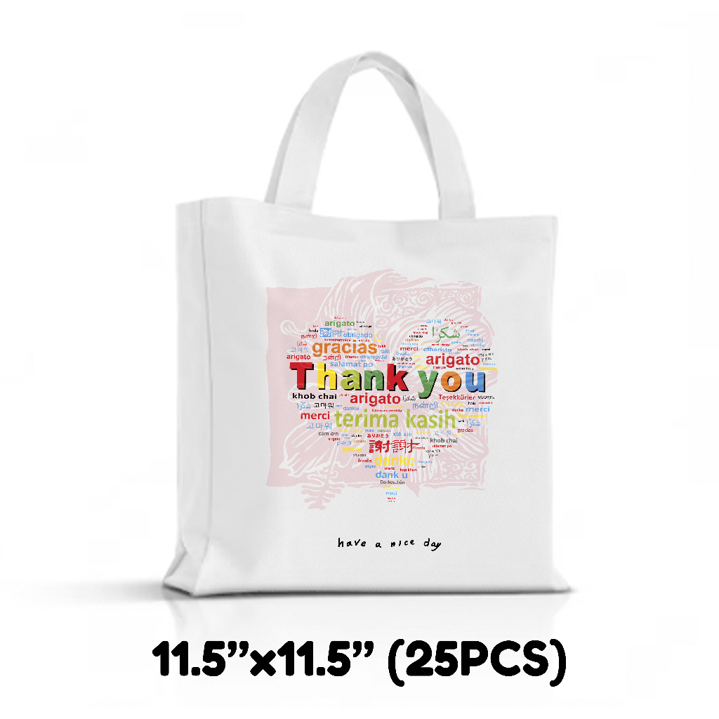 Shopping Thank You Bag 50pcs | Goodie Bag | Plastic Bag Handler Soft ...