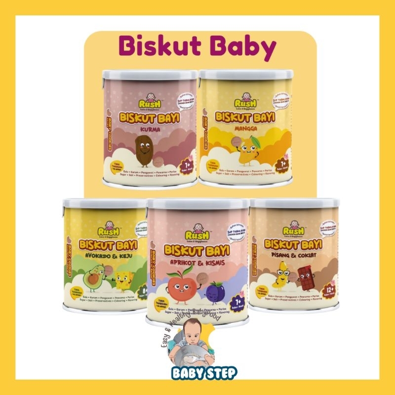 Biskut Baby Rush Baby/ Baby Cookies /Bone Broth Cookies (Sugar free ...