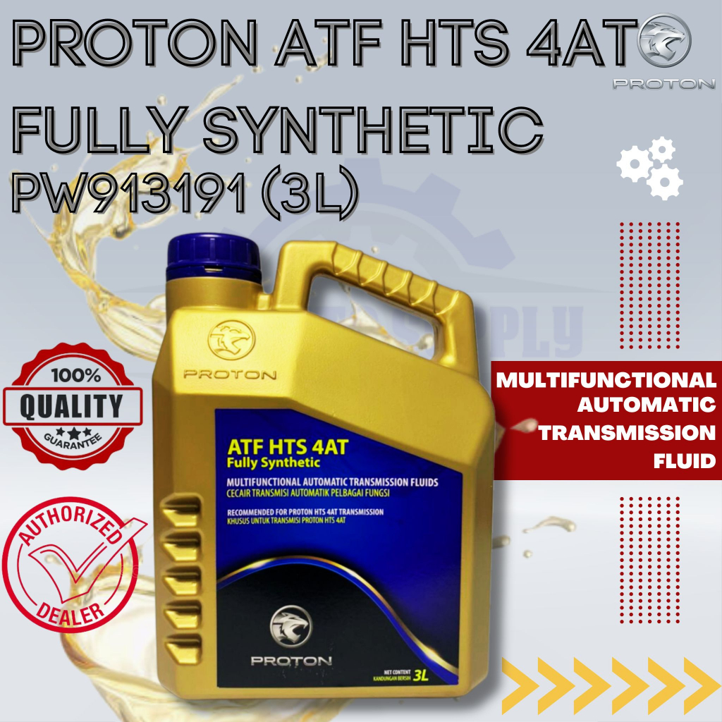 PROTON ATF HTS 4AT Fully Synthetic 3L - PW913191 | Shopee Malaysia