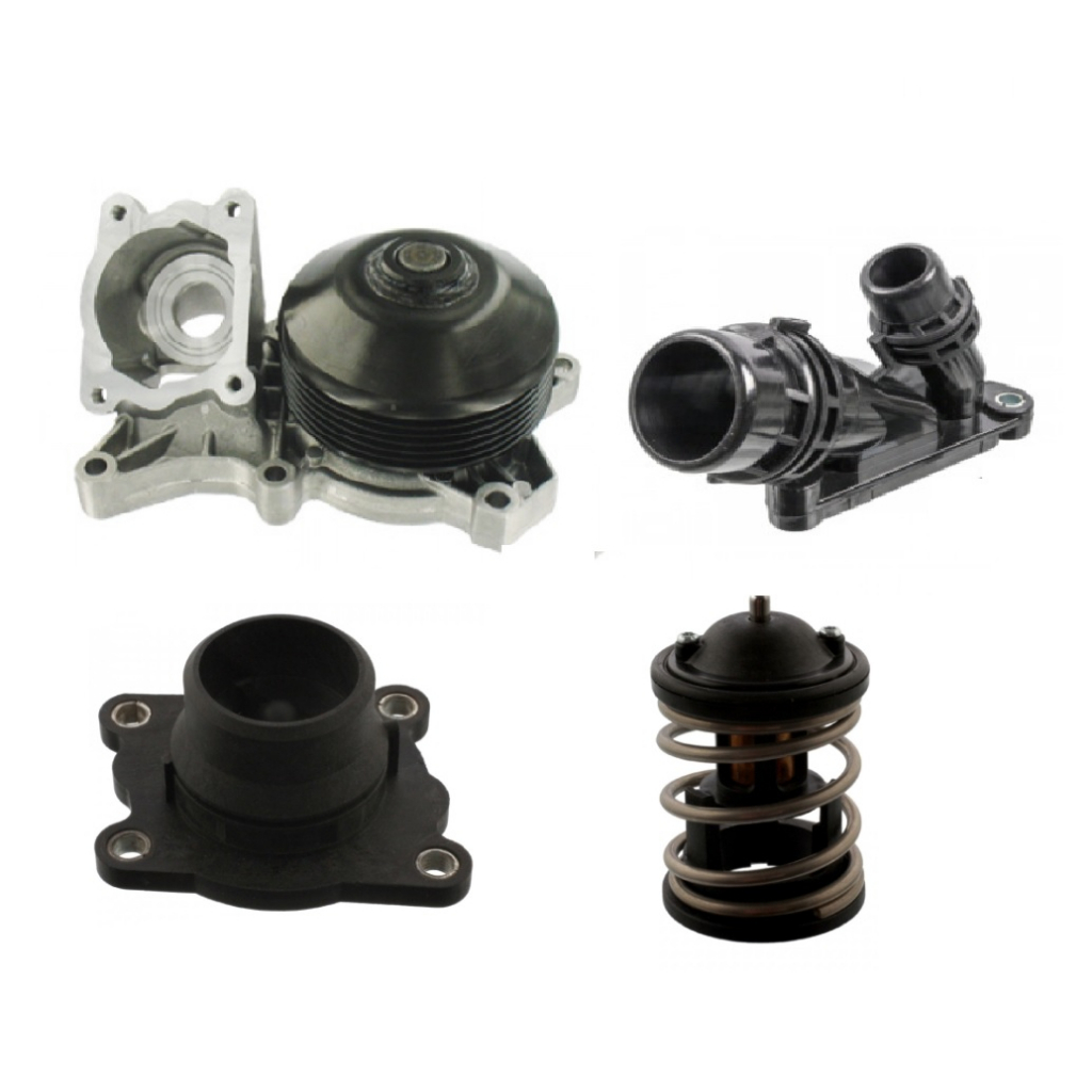 BMW E81 E82 E83 E84 E87 E90 E60 N47 Water Pump Thermostat Coolant ...