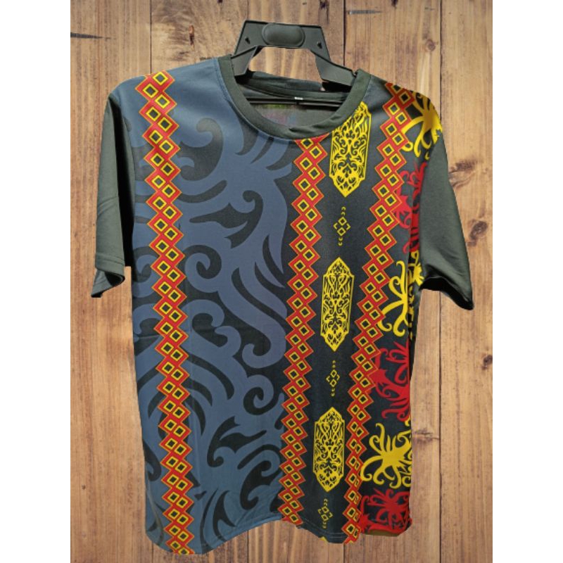 Borneo Shirt/Premium Quality Baju Sarawak/ Jersey sarawak/ Jersey ...