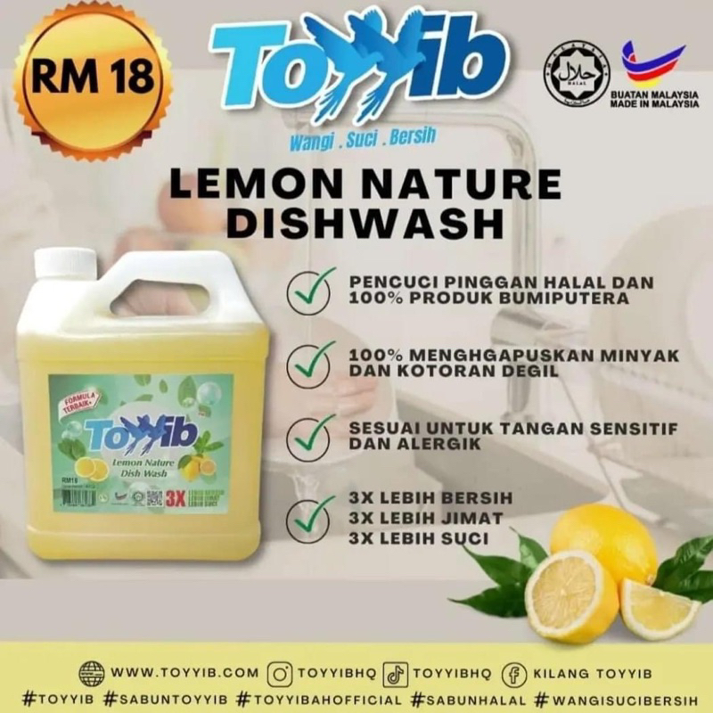 Sabun pencuci Pinggan Toyyib Murah | Shopee Malaysia