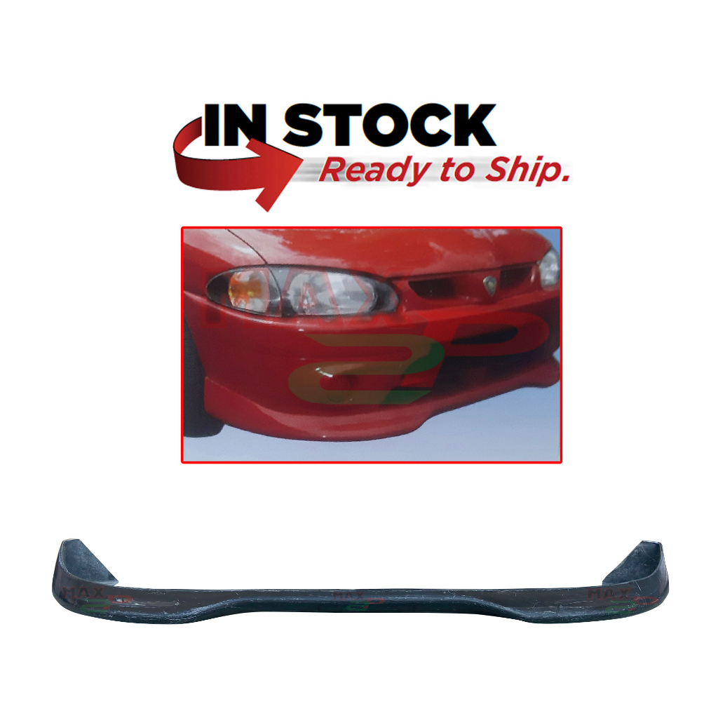 Proton Wira SE Style Front Skirt Bumper Lower Lip Spoiler Fiberglass ...