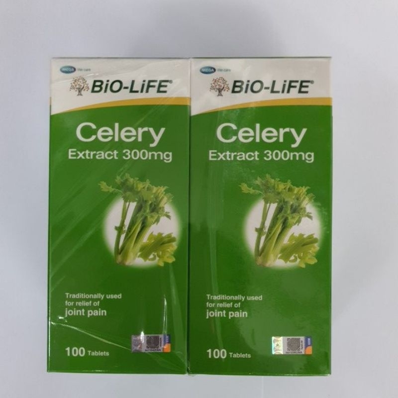Bio-Life Celery Extract 300mg 2x100s (Expiry Date:10/2024) | Shopee ...