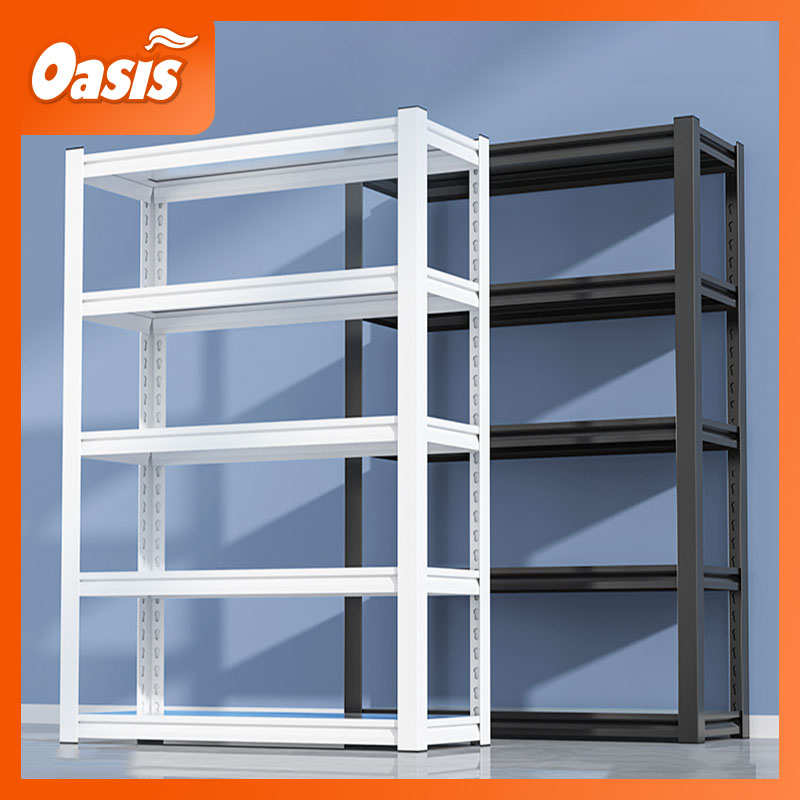 Adjustable 4/5 Tier Metal Boltless Rack Home kitchen Store Storage Rack ...