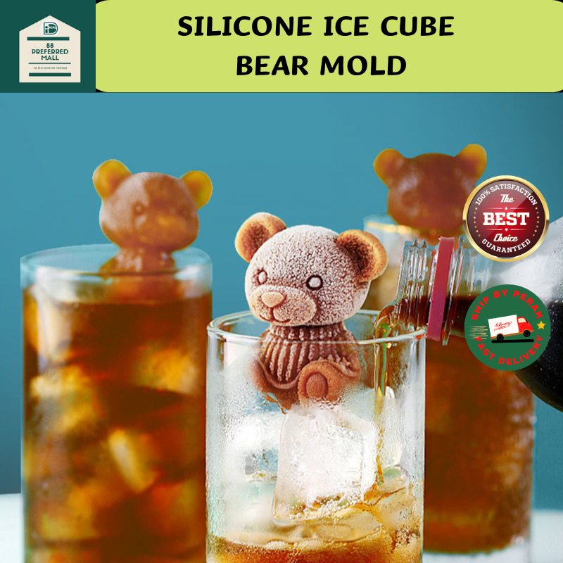Bear Sweater Bear Ice Mold Silicone Ice Bear Mold Diy Creative Frozen ...
