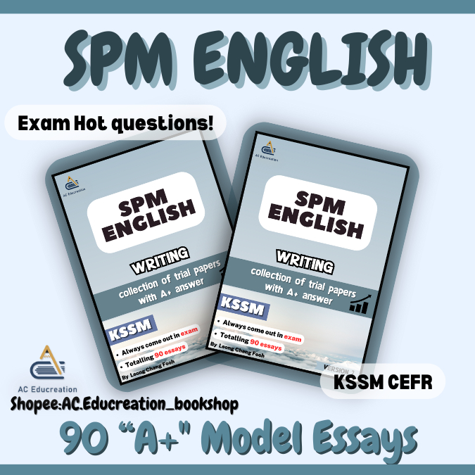 SPM ENGLISH WRITING A+ Secret [Collection of 18 sets trial papers paper ...
