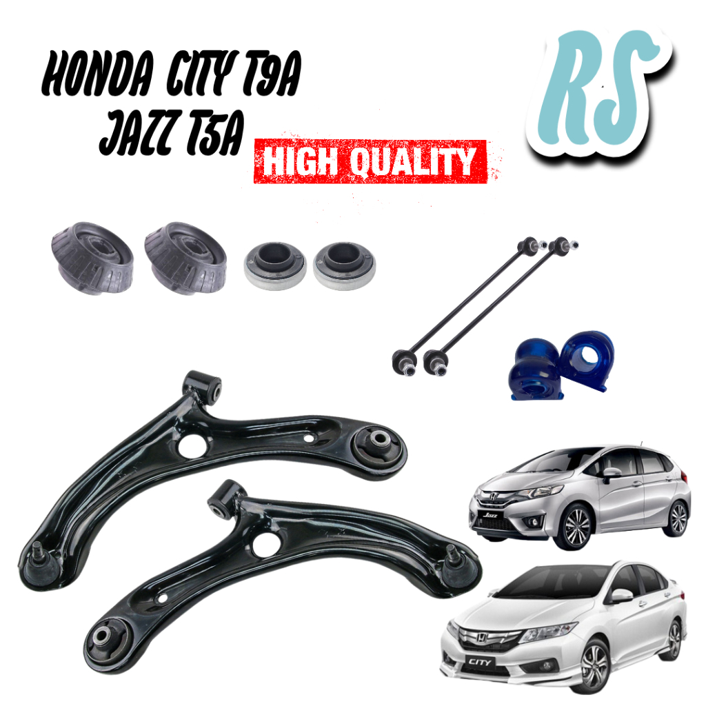 22 Item Combo Set FRONT Suspension Part Honda City T9A, Jazz GK T5A ...
