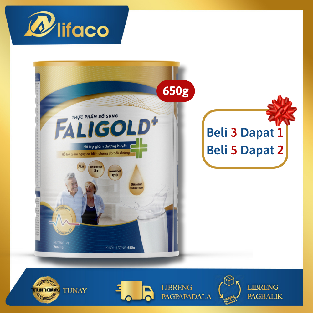 [PRODUK TULEN] kombo FALIGOLD 650g-Kotak susu pemakanan diabetes 650g ...