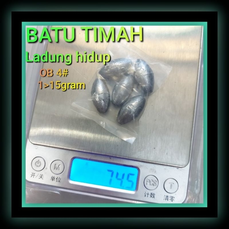 BATU TIMAH LADUNG HIDUP OB 4# 15gram 5 biji sebungkus | Shopee Malaysia