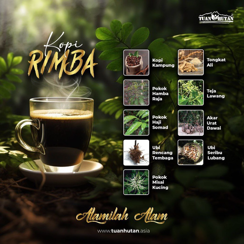 Kopi Rimba Tuan Hutan | Shopee Malaysia