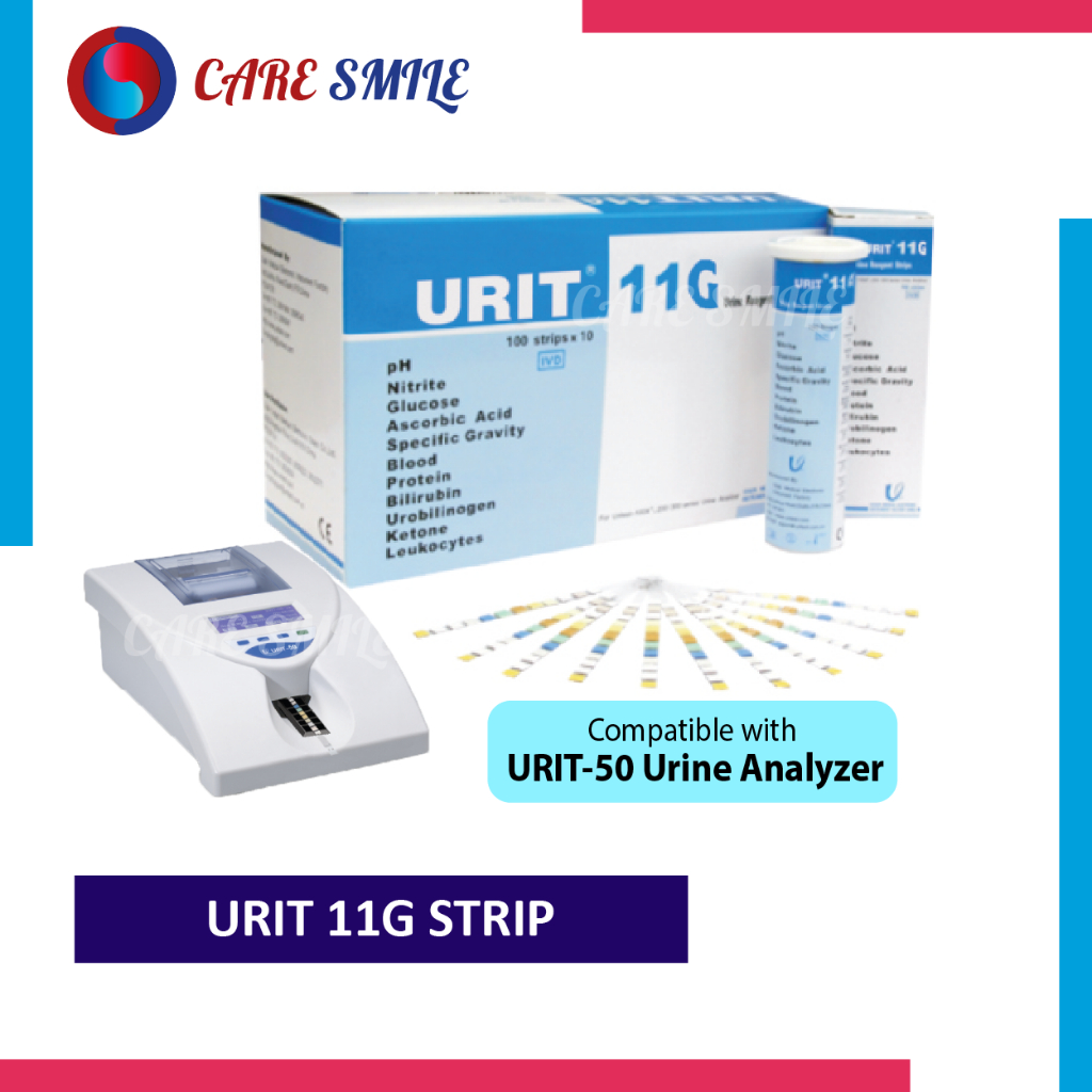 URIT 11G Urine Reagent Test Strip 100 Strip | Shopee Malaysia