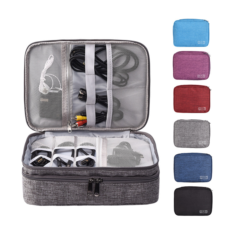 Digital Gadget Bag Multi-function Accessories Cable Organizer Beg Alat Digital Elektronik ...