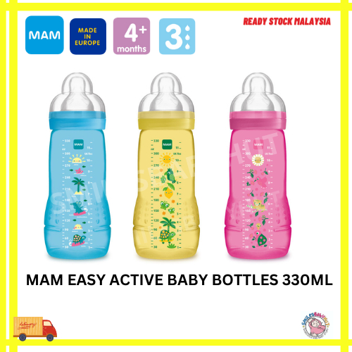 MAM Easy Active Bottle 330ml Single Pack / Botol Susu MAM Easy Active ...