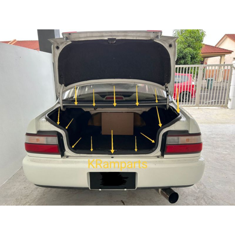 TOYOTA COROLLA SEG AE101 WEATHERSTRIP LUGGAGE 64461-12290-1 | Shopee ...