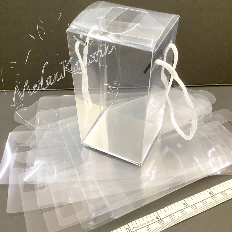 #KH003060 Kotak PVC Kosong / Bertangkai Small PVC Box @ 9 pilihan ...