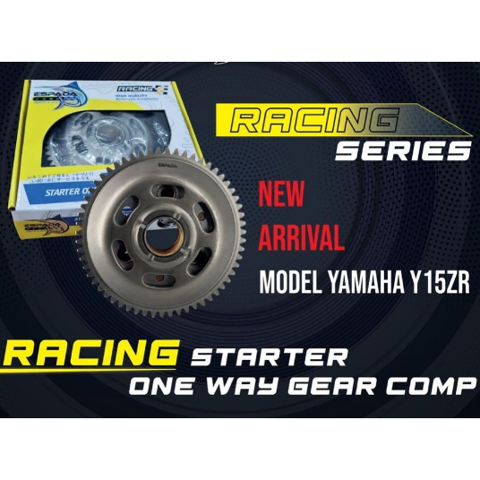 ( Y15 V1 / Y15 V2 ) ESPADA RACING Starter one way gear wheel ( copper ...