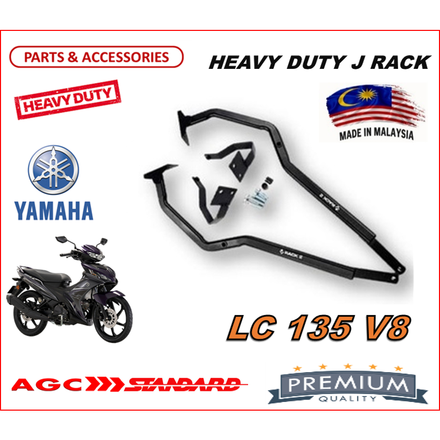 YAMAHA LC 135 V8 TOP BOX RACK MONORACK HEAVY DUTY | Shopee Malaysia