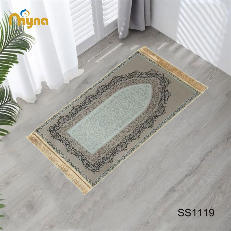 New Design Sejadah Soft Velvet Murah Plain Prayer Mat Sajadah Lembut ...